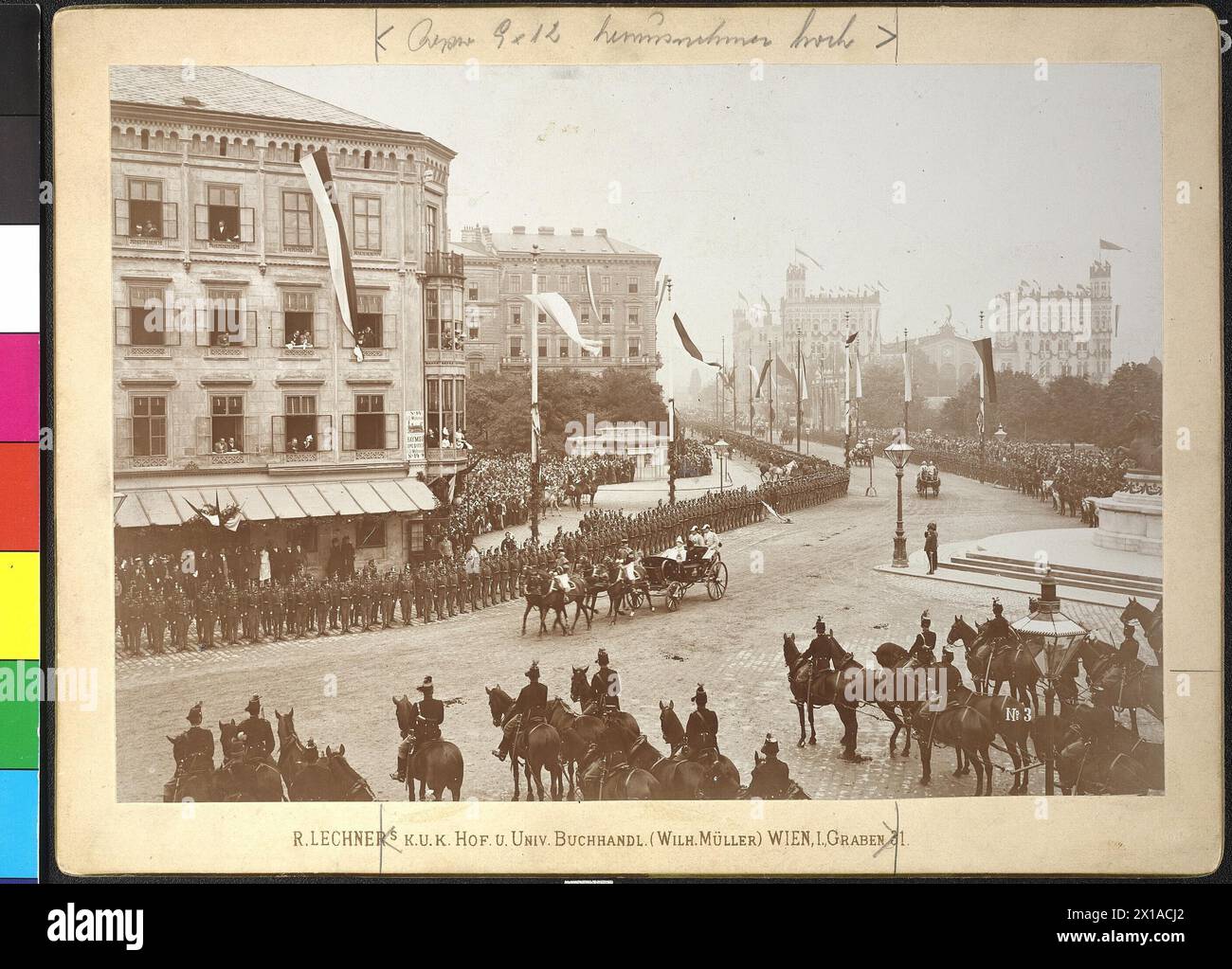 Arrival of the Russian Imperial couple Nikolaus II and Alexandra in ...