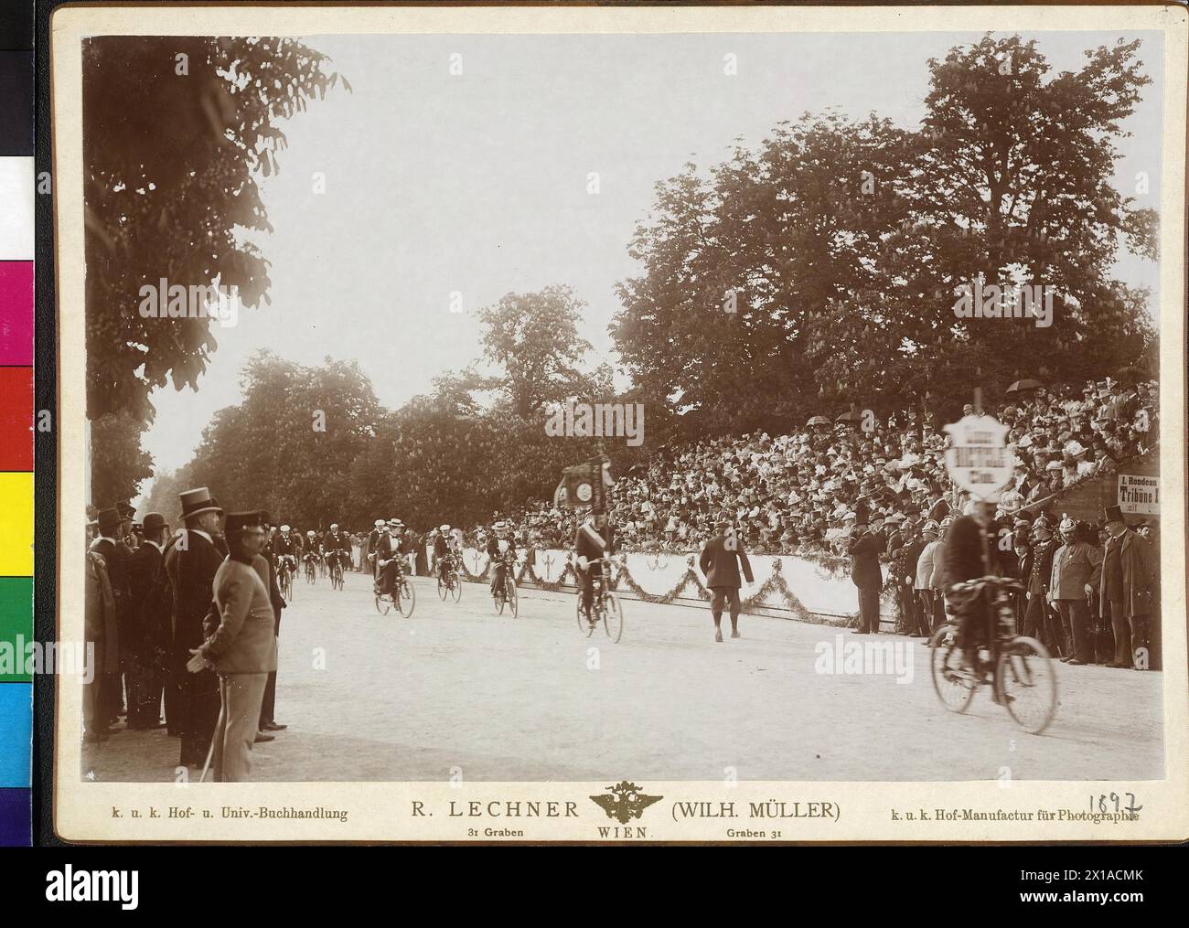 Cyclist flower parade in the Prater, 27.05.1897 - 18970527 PD0007 ...