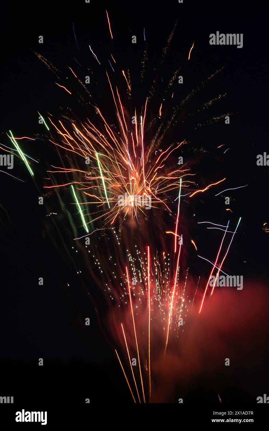 Freedom celebration Fireworks Stock Photo - Alamy
