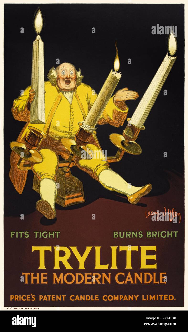 Fits tight, burns bright Trylite, the modern candle by Jean d'Ylen ...