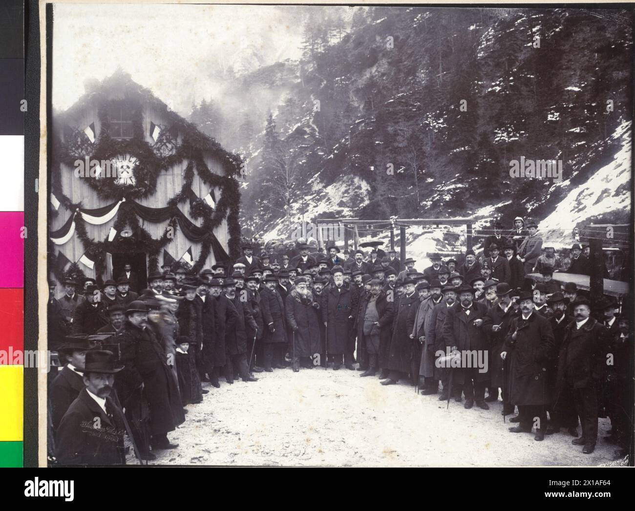 Construction of the second Viennese mountain spring water supply line ...