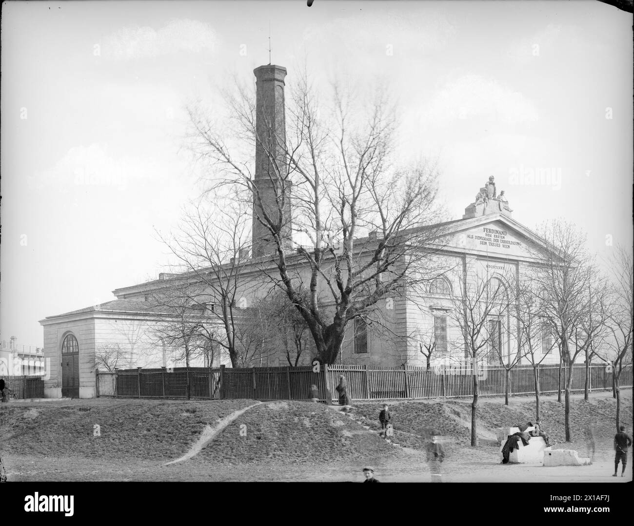 Vienna 9, emperor Ferdinand water conduit, general view of the ...