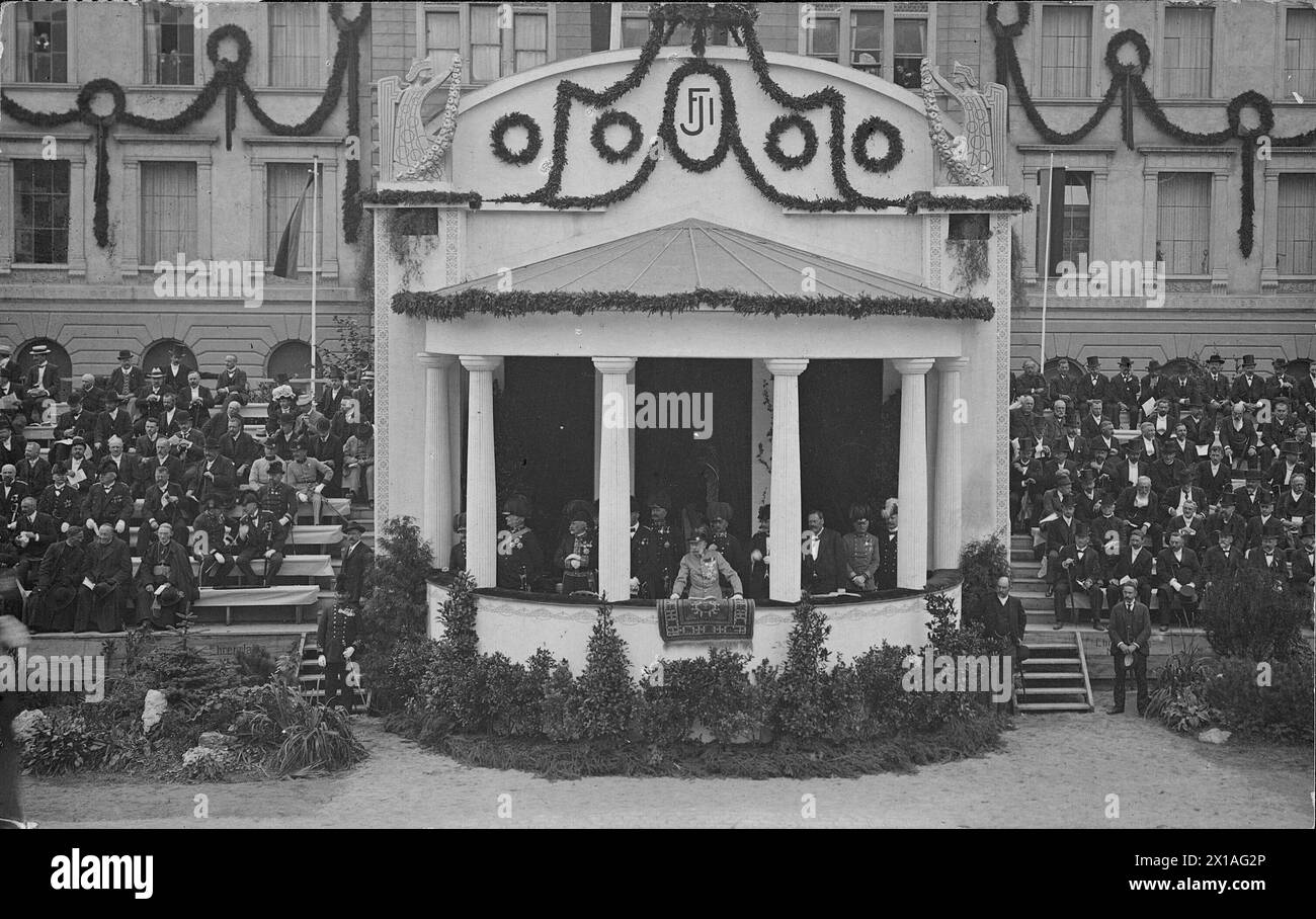 Bregenz, centenary liberation-ceremony, The Kaiserpavillon (Emperor's ...