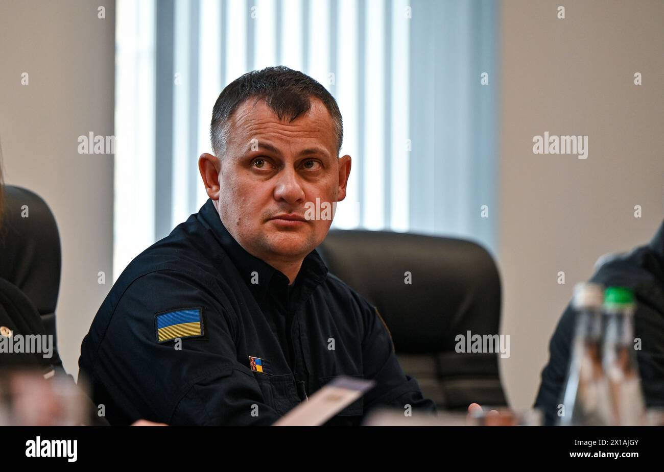 Non Exclusive: LVIV, UKRAINE - APRIL 13, 2024 - Deputy Head of the ...