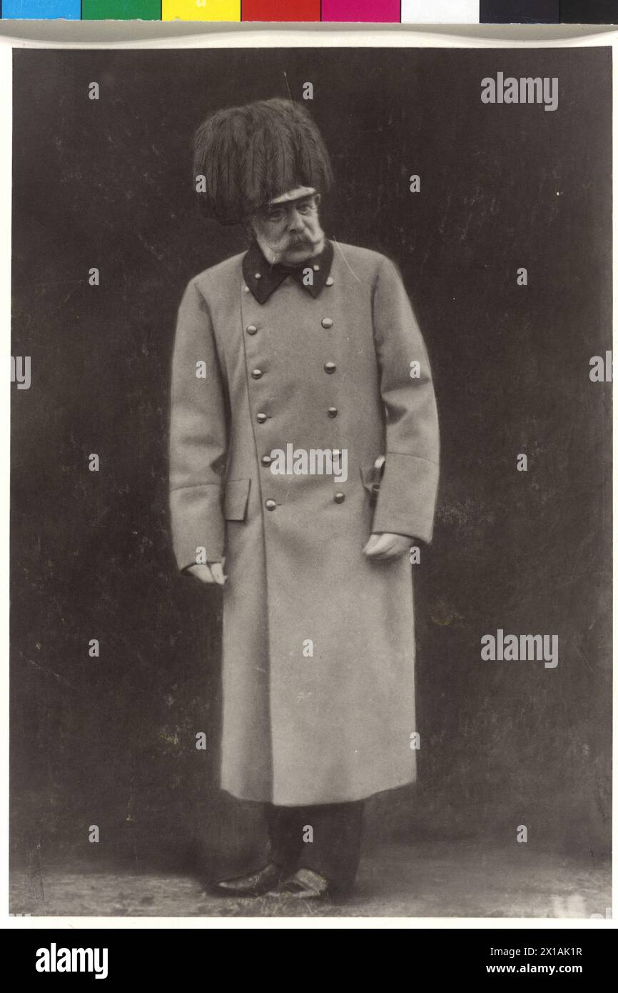 Franz Joseph I, Emperor of Austria, picture in crusade uniform of an ...
