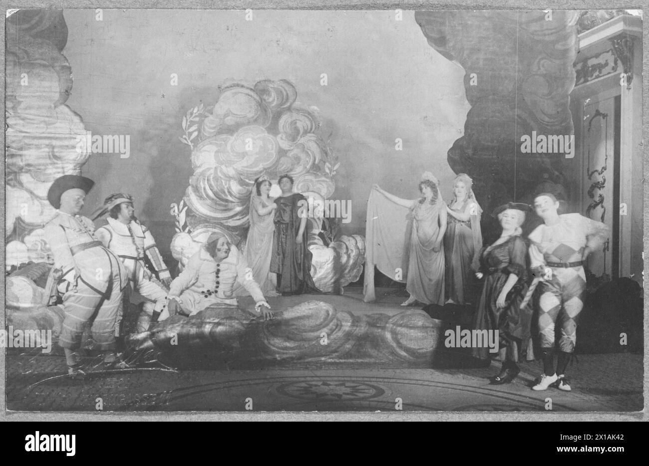 Ariadne on Naxos, production design (final) from the opera of Richard ...