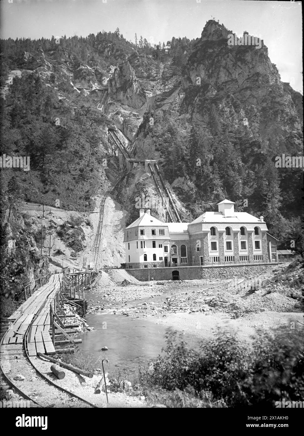 Storage power plant Wienerbruck, in the Oetschergraeben. since 1908 in ...