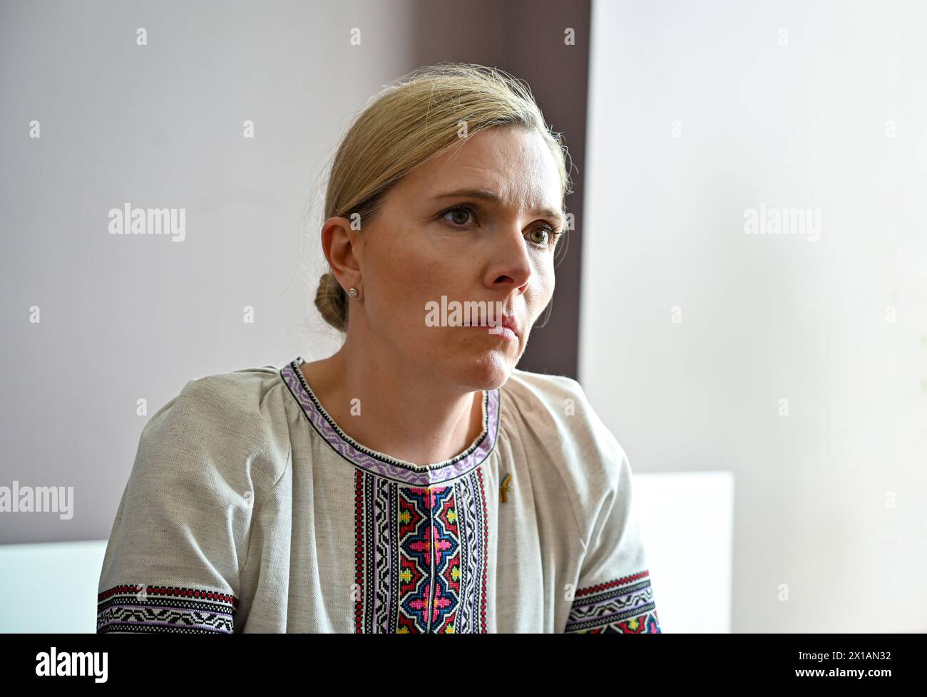 Non Exclusive: LVIV, UKRAINE - APRIL 13, 2024 - Minister of the ...