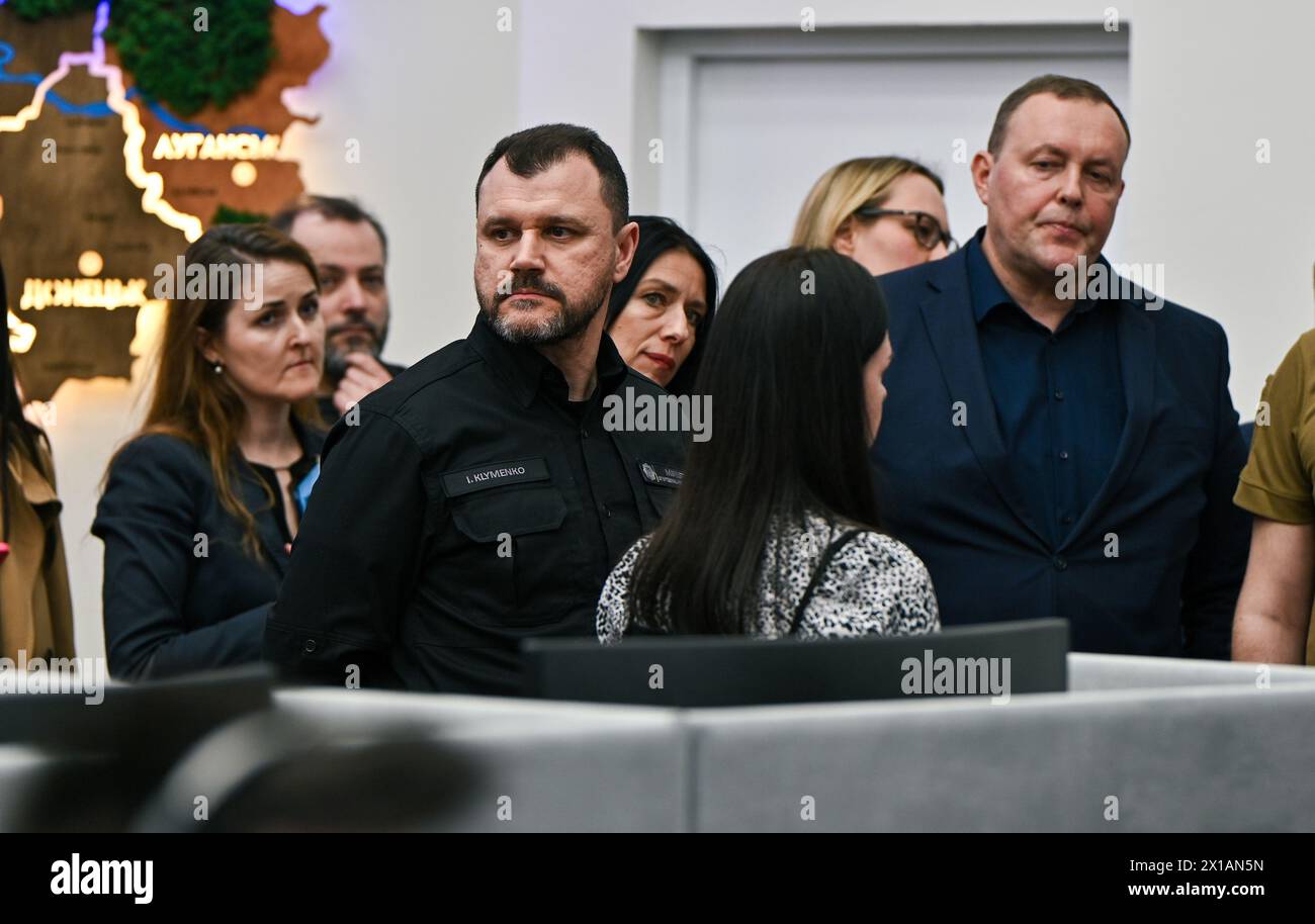 Non Exclusive: LVIV, UKRAINE - APRIL 13, 2024 - Minister of the ...