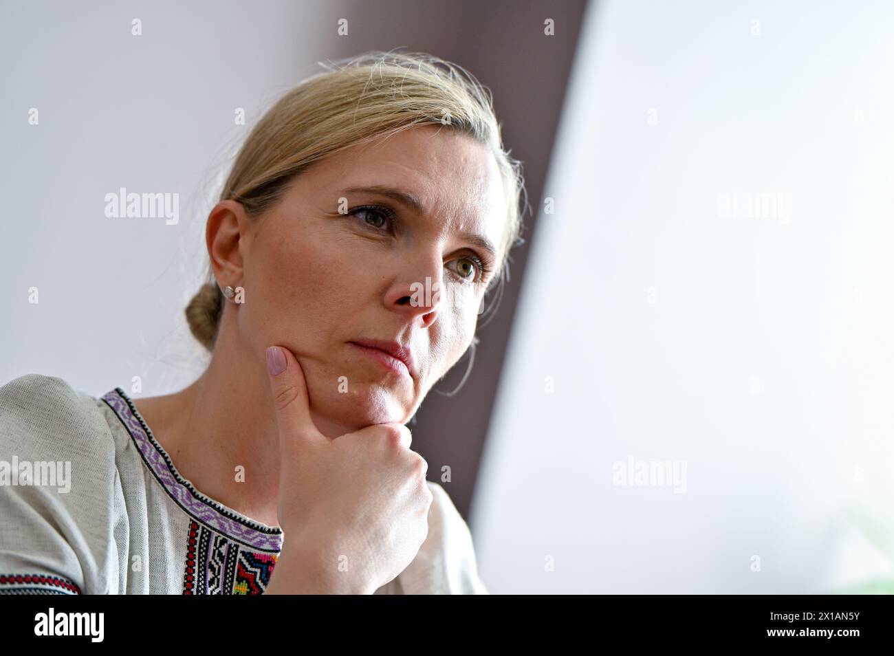 Non Exclusive: LVIV, UKRAINE - APRIL 13, 2024 - Minister of the ...