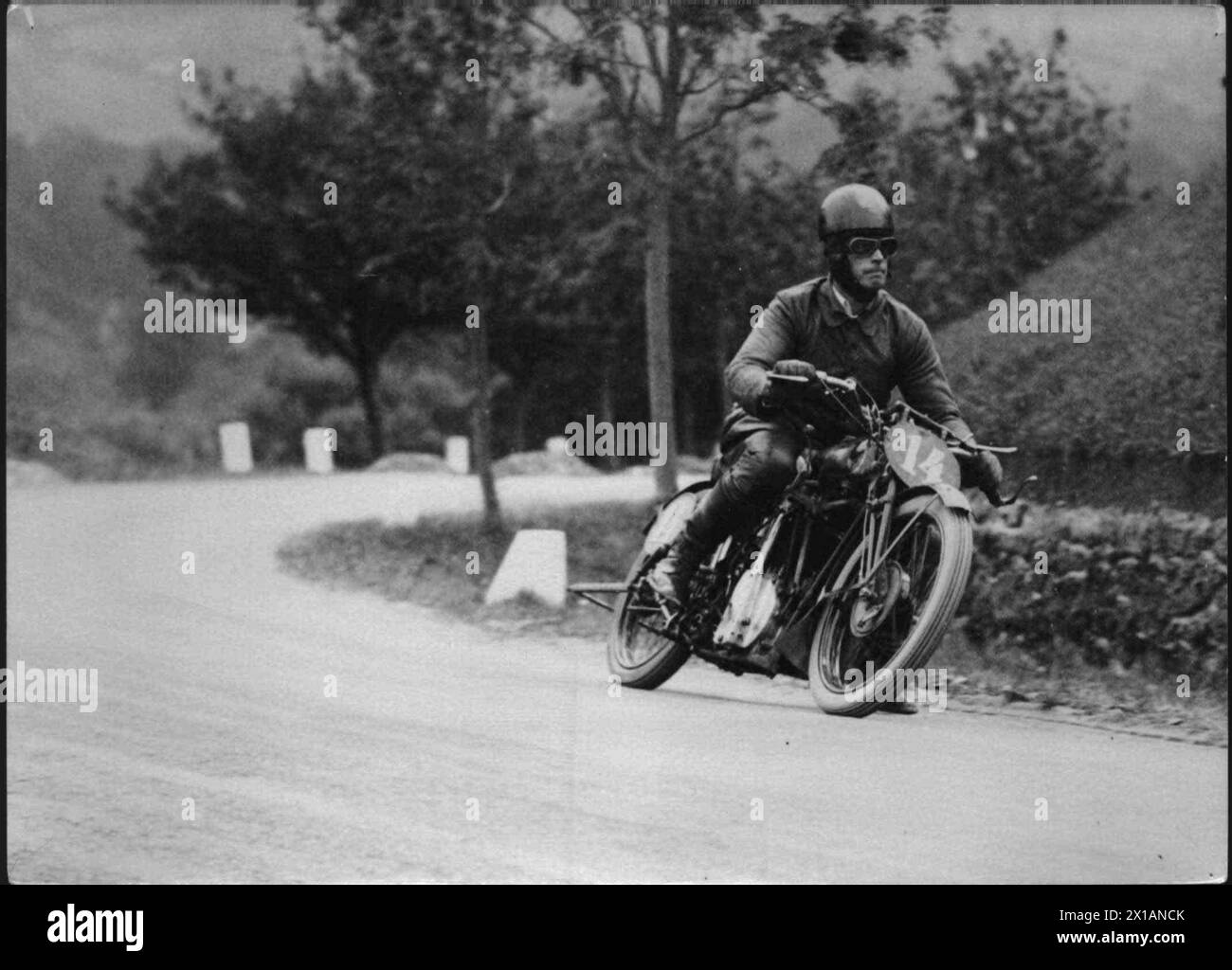 Austrian tourist Trophy 1928, Dr. Feledy on Norton., 1928 - 19280101 ...