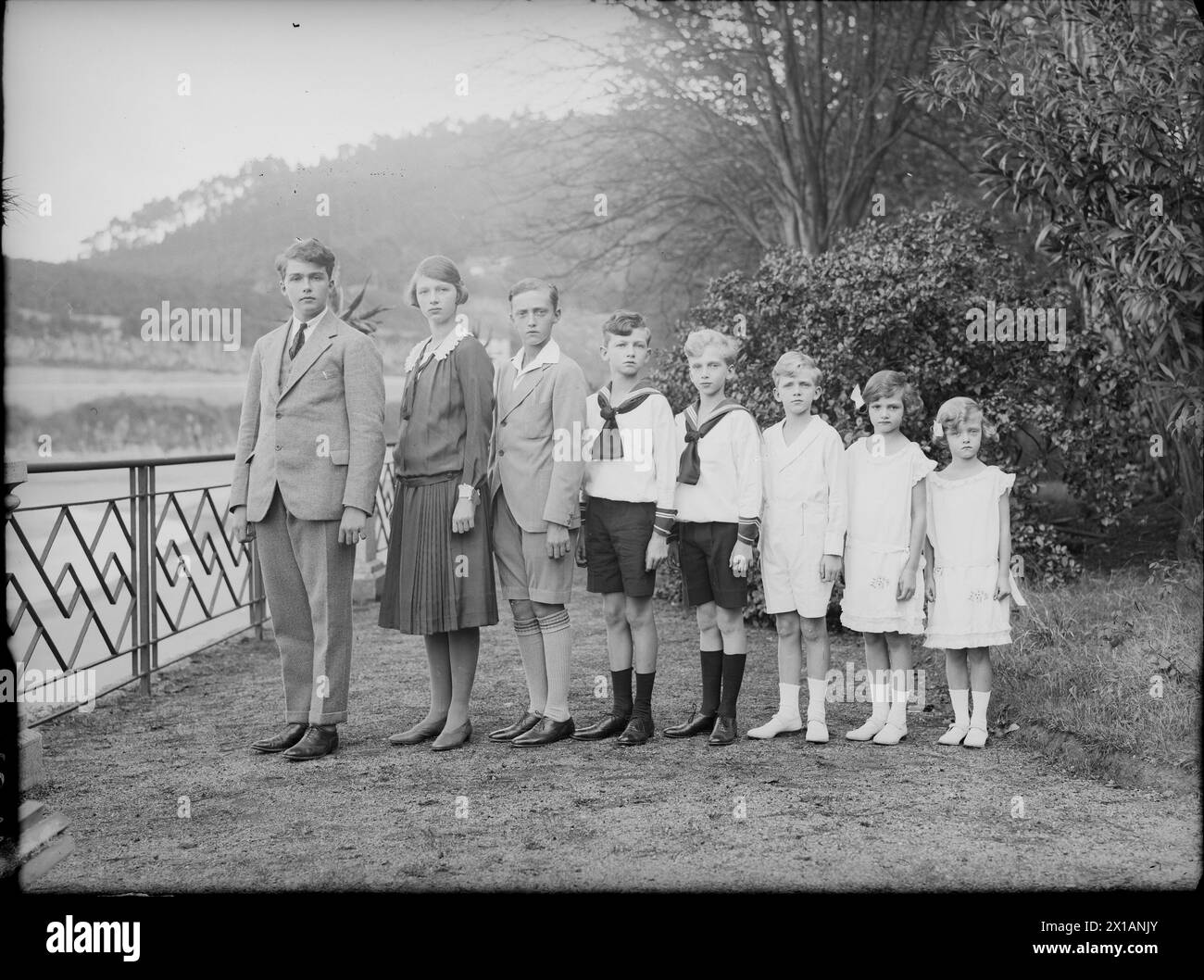 The children of emperor Charles I and empress Zita of Austria, in ...