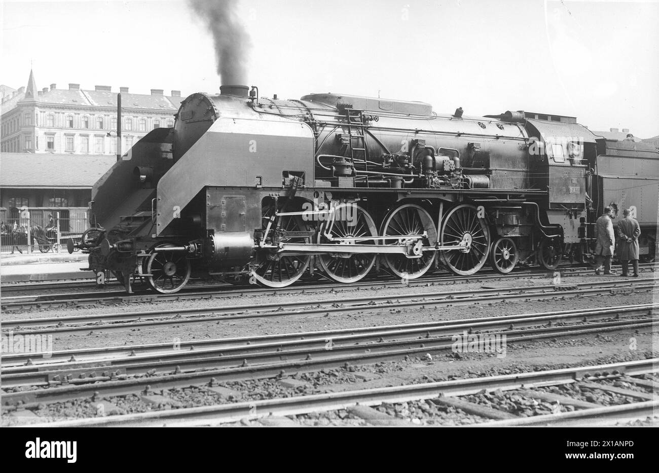 New express steam locomotive 214.01 of the Western Railway, probably ...