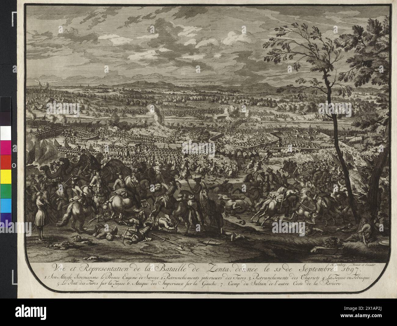Battle of Zenta, 11.9.1697, prince Eugene of Savoy in the battle of ...