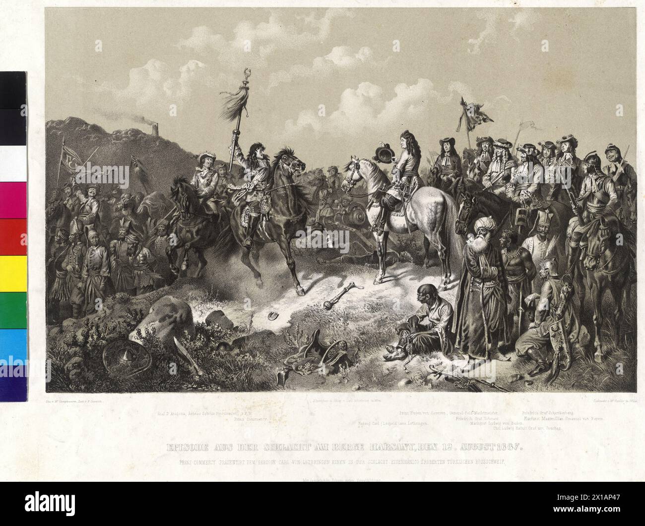 Episode from the battle at mounts Harsany at 12th August 1687, The ...