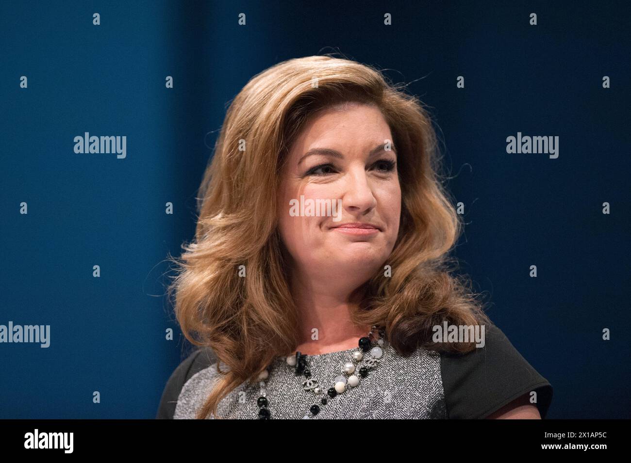 Karren Brady speaks to delegates during the Conservative Conference ...
