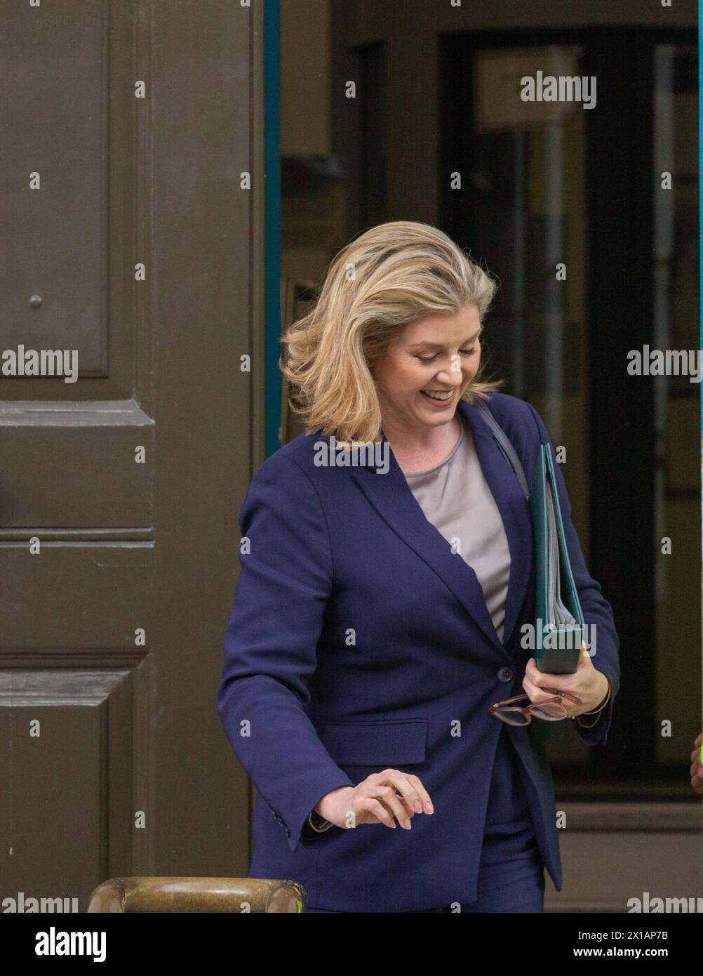 London, UK. 16th Apr 2024 Penny Mordaunt MP, Leader of the House of ...