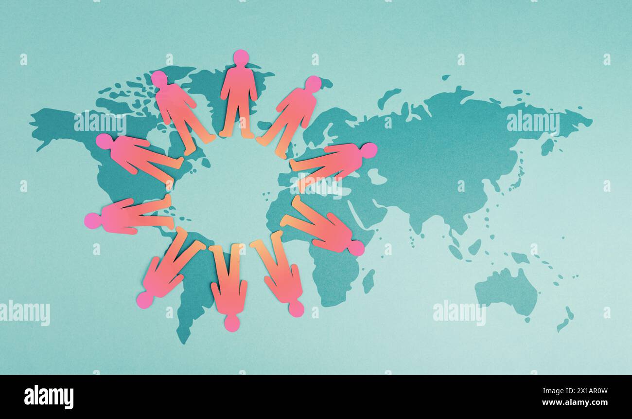 Friendship, humanitarian help, human rights, support and justice ...