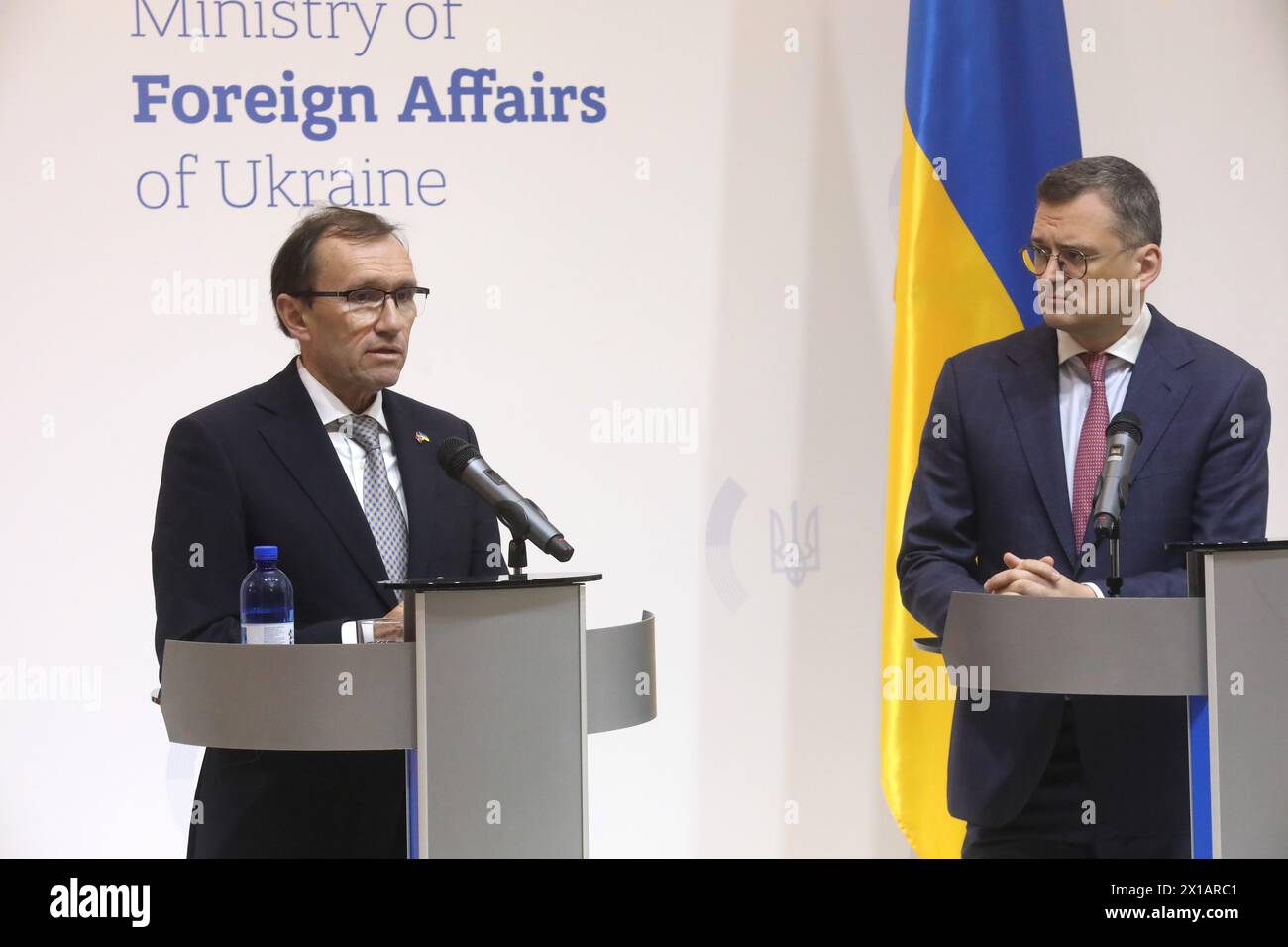 Non Exclusive: KYIV, UKRAINE - APRIL 15, 2024 - Minister of Foreign ...