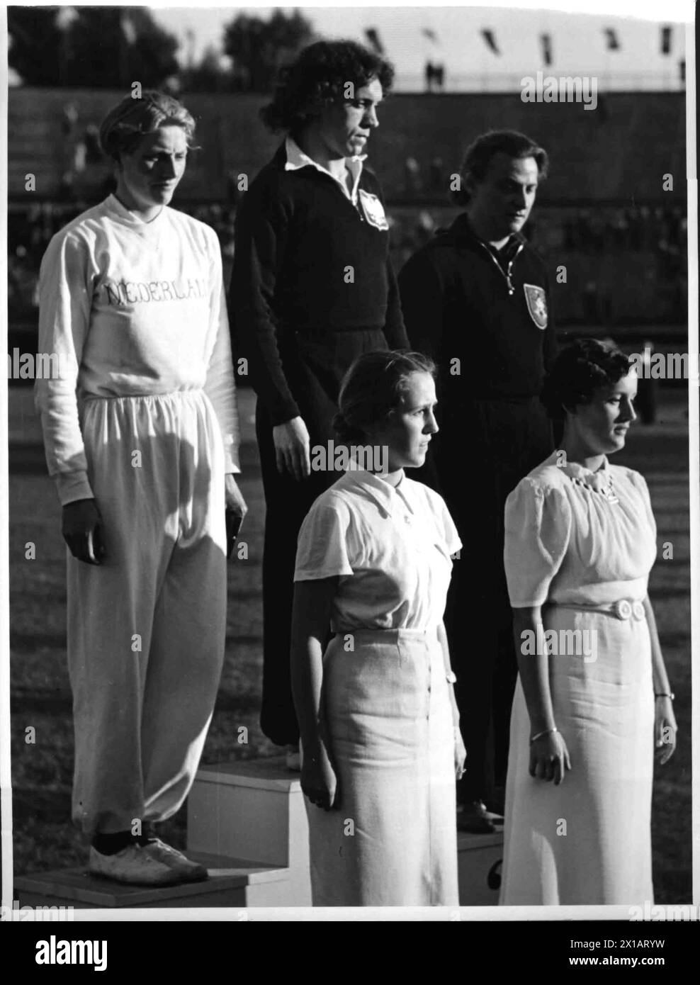 European Athletics Championships, presentation ceremony 200 metres of ...