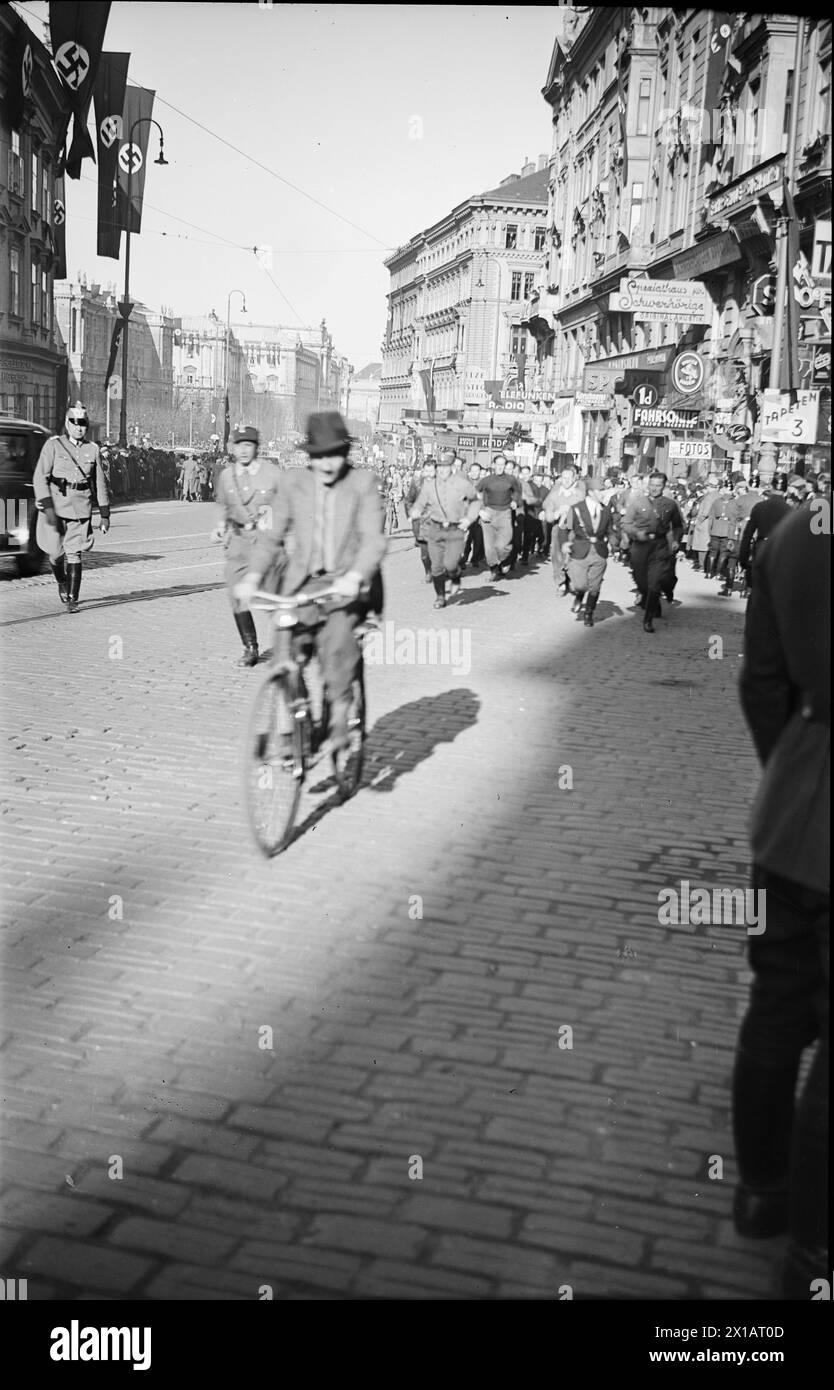 The Anschluss (Austrian Annexation) 1938, on the Viennese ...