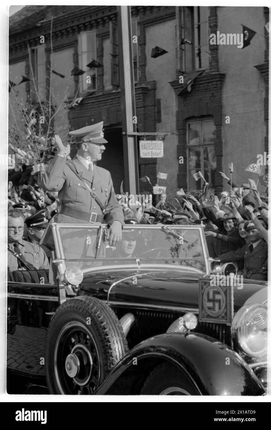 Hitler in Graz, 3.4.1938 - 19380403 PD0031 - Rechteinfo: Rights Managed ...