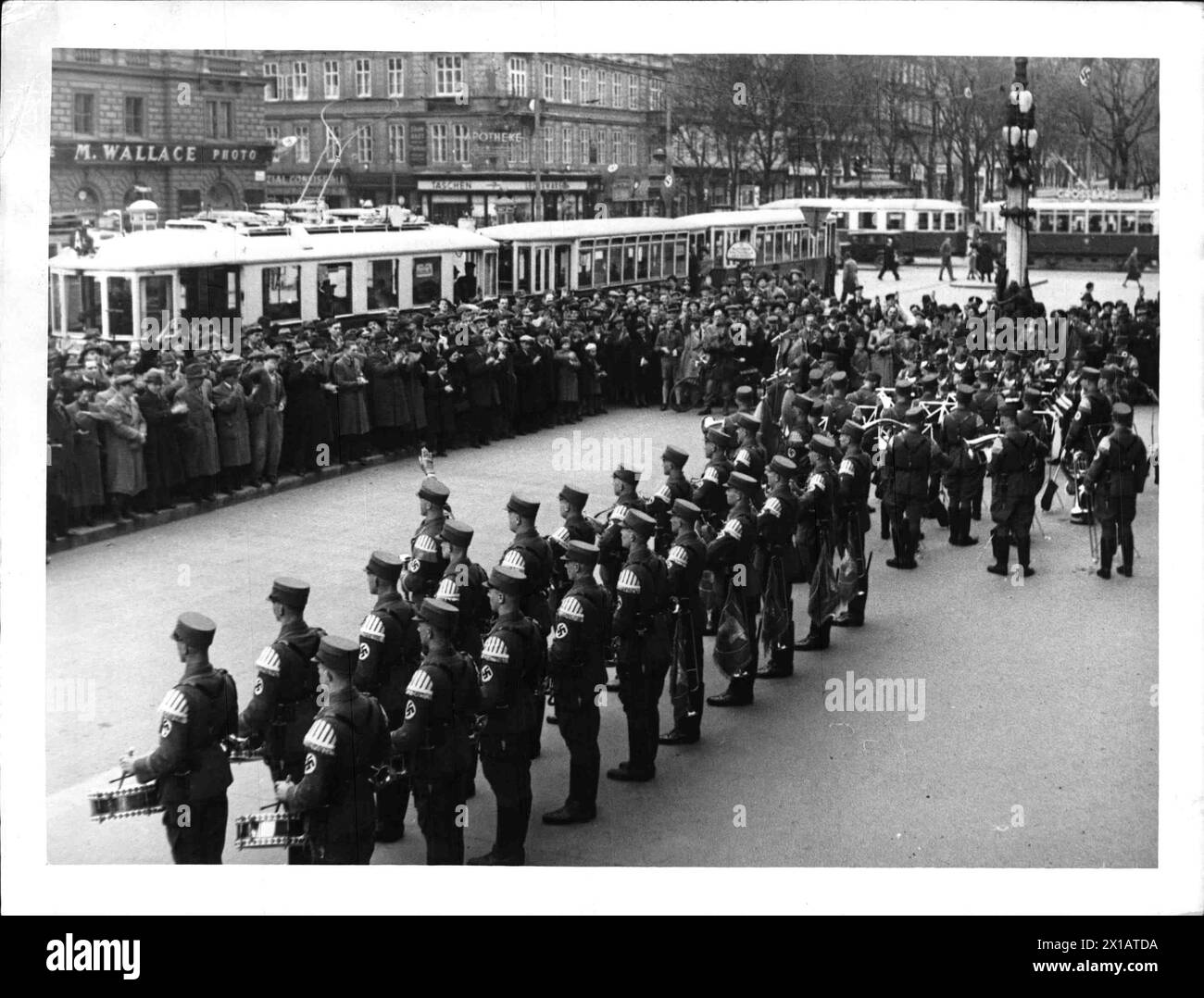 Day the Austrian legion, stand concert the Austrian legion in front of ...