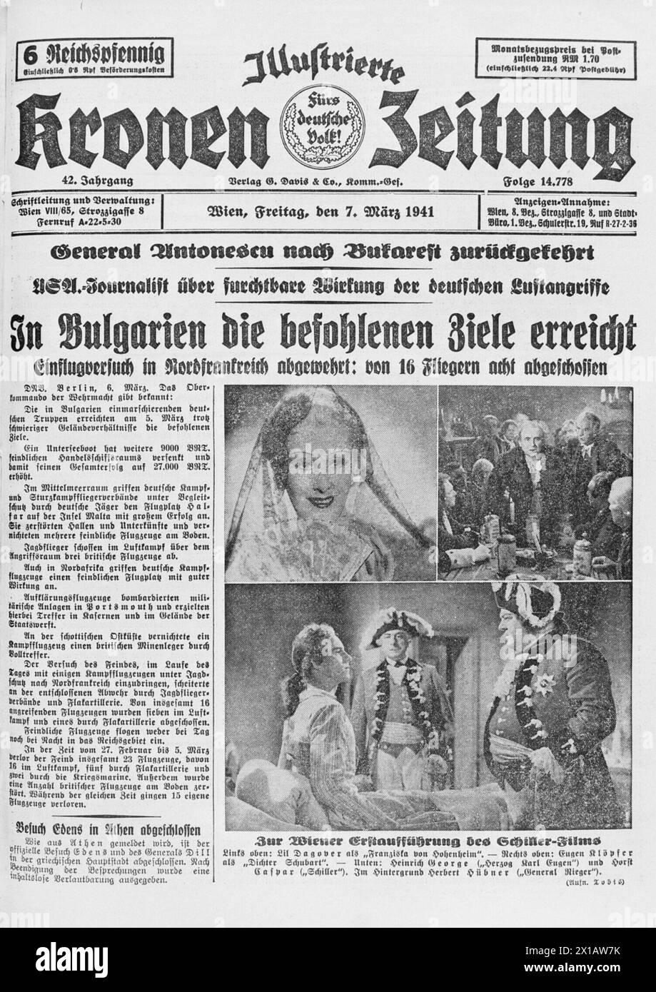 1941 vienna Black and White Stock Photos & Images - Alamy