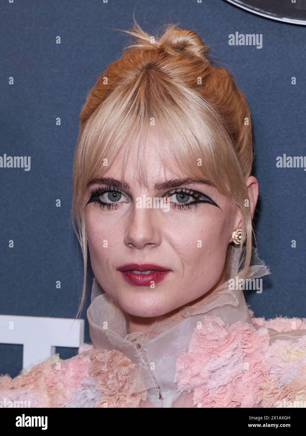 HOLLYWOOD, LOS ANGELES, CALIFORNIA, USA - APRIL 15: Lucy Boynton ...