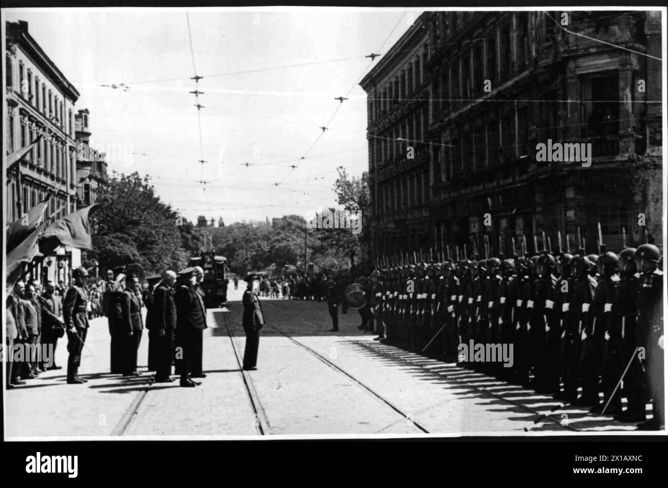 Initiation of the Rotundenbruecke (Rotunden Bridge), general Lebedenko ...
