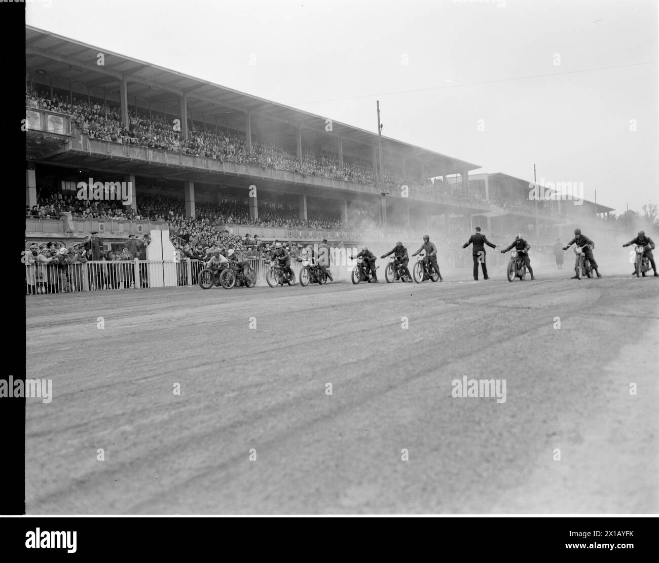 Course motorbike Black and White Stock Photos & Images - Alamy