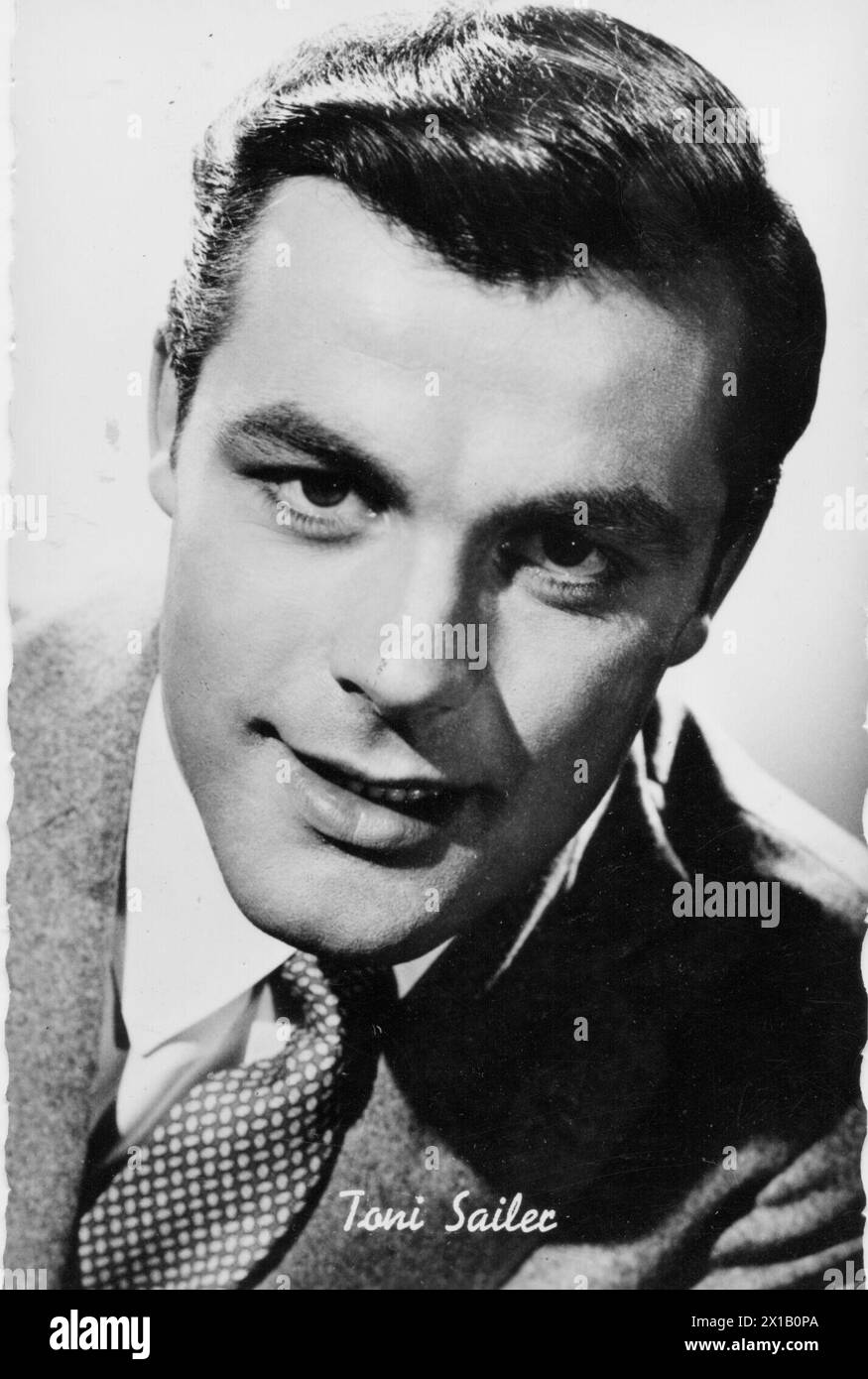 Toni Sailer, famous Austrian ski racer, actor in some movies, 1.1.1950 ...