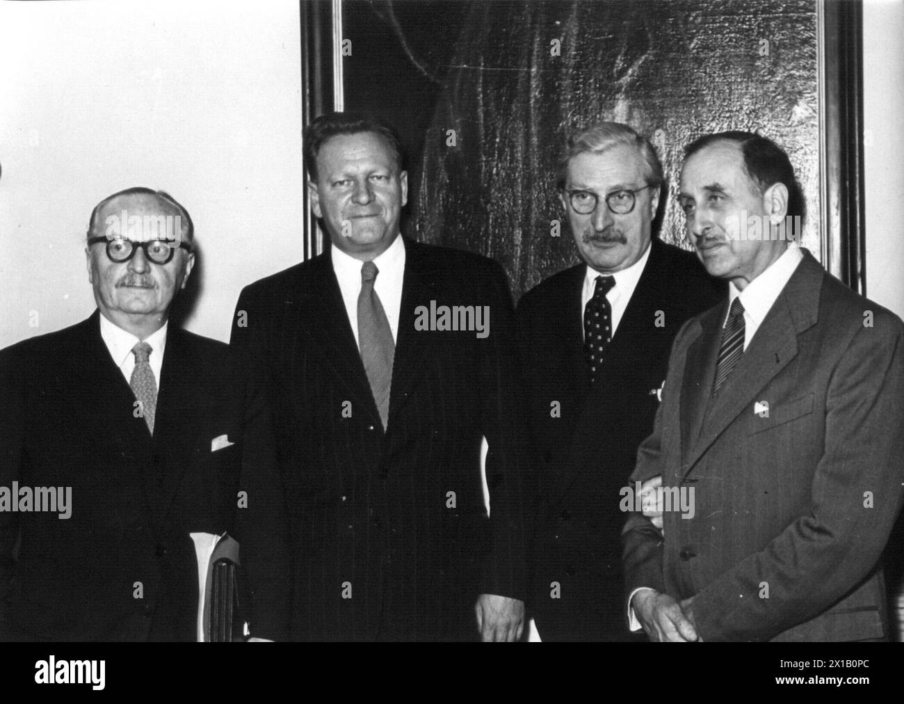 Conference of ambassadors in Vienna, from the right: Vollgruber ...