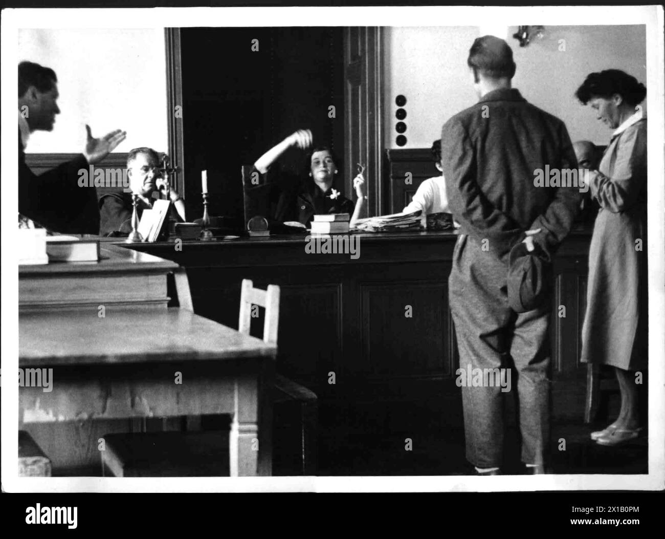 The first judge in Austria Margaret dance, 1955 - 19550101 PD5086 ...