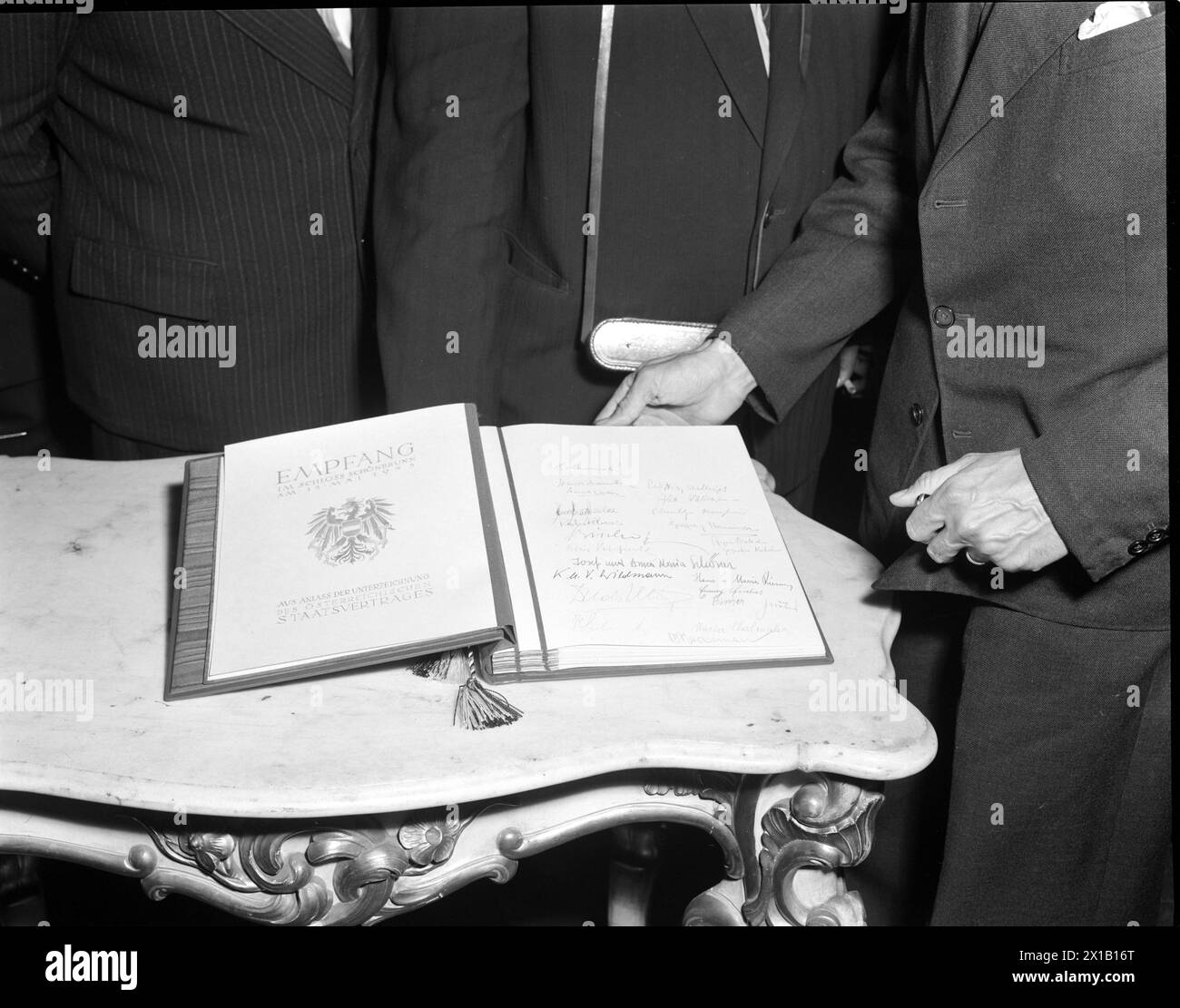 Signing of the Austrian treaty, signing of the Austrian treaty ...