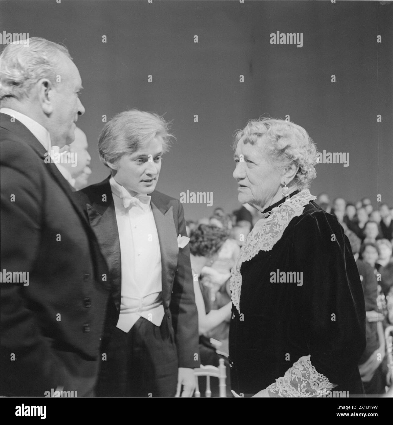 Re-opening of the Burgtheater (Austrian National Theatre), ceremonial ...