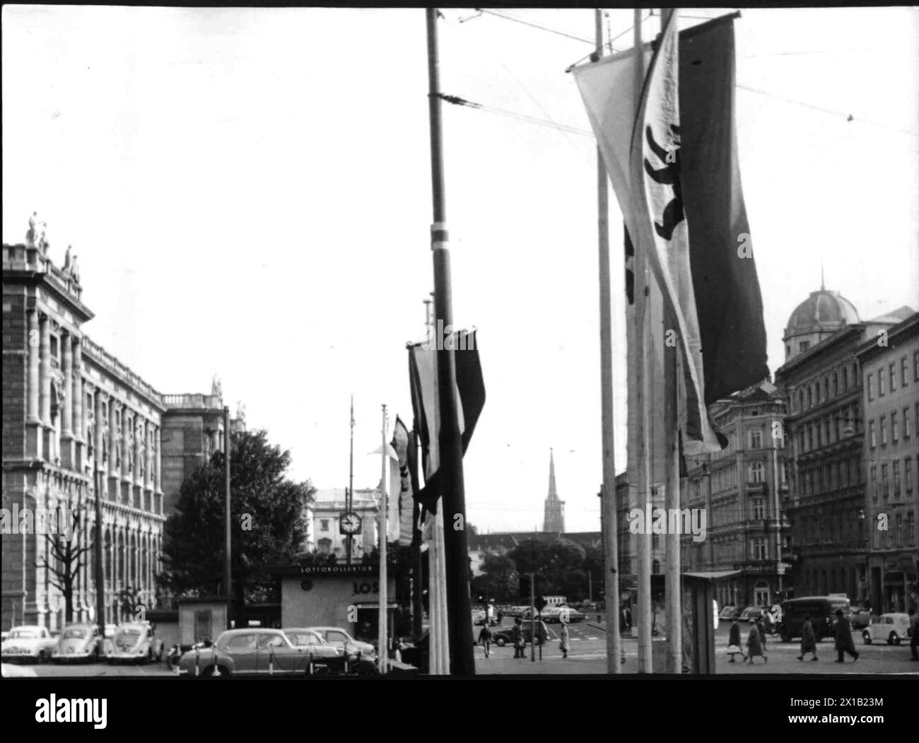 Visit of the Berlin inhabitants mayor Willy Brandt, Berlin inhabitants ...