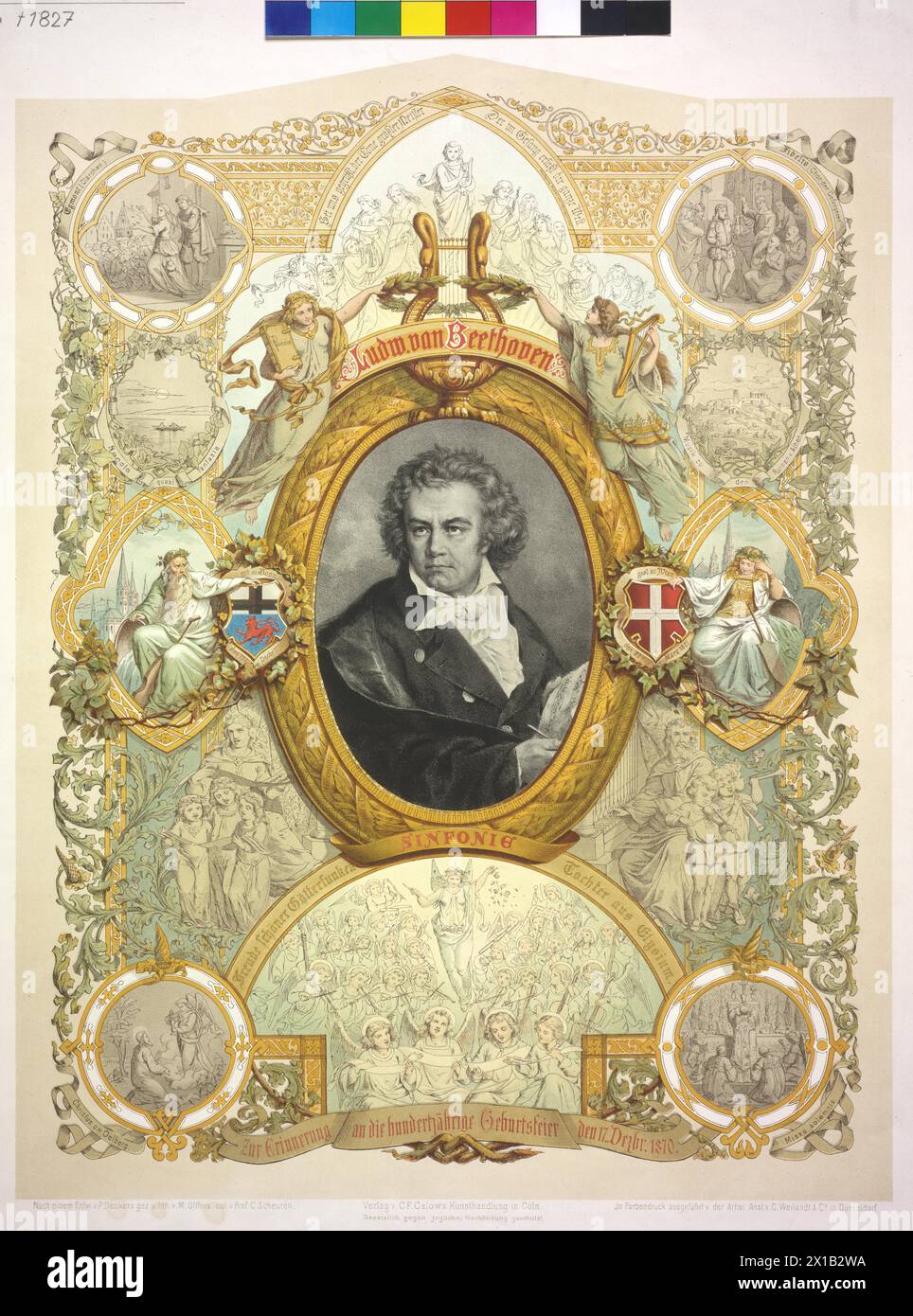 Ludwig van Beethoven. to the reminiscence at the centenarian birth ...