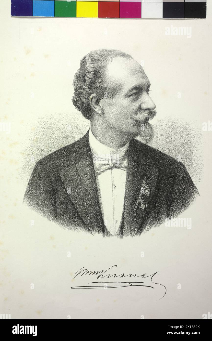 Knaust, Wilhelm, picture (half-length, almost right profile ...