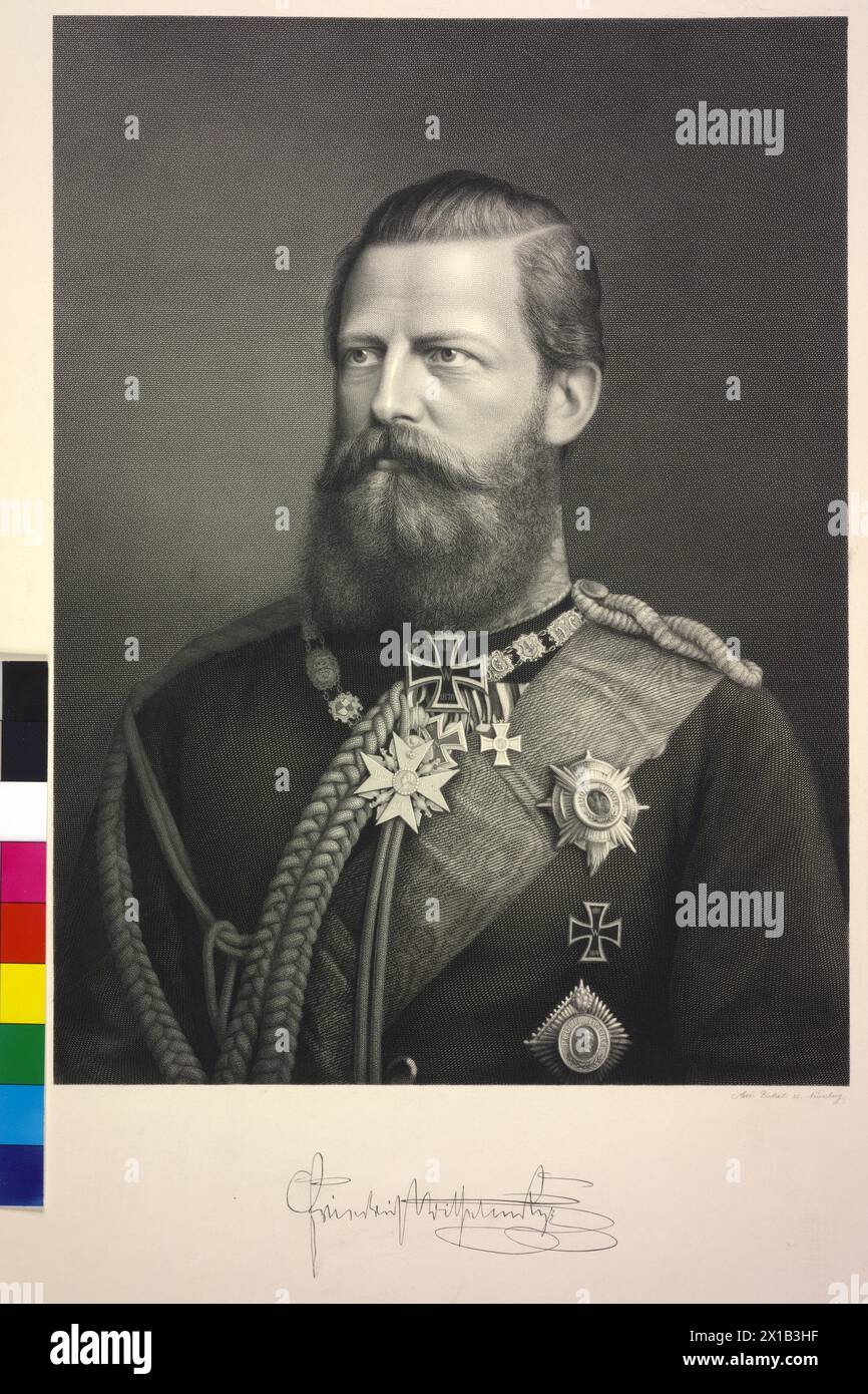 Frederick III, German Emperor and King of Prussia, engraving by Andreas ...