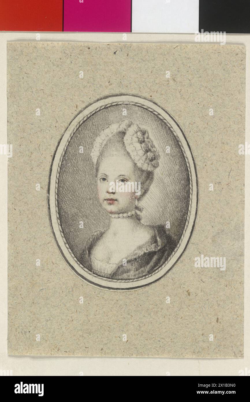 Mozart, Constanze, brush drawing without artist's signature, - 19300101 ...