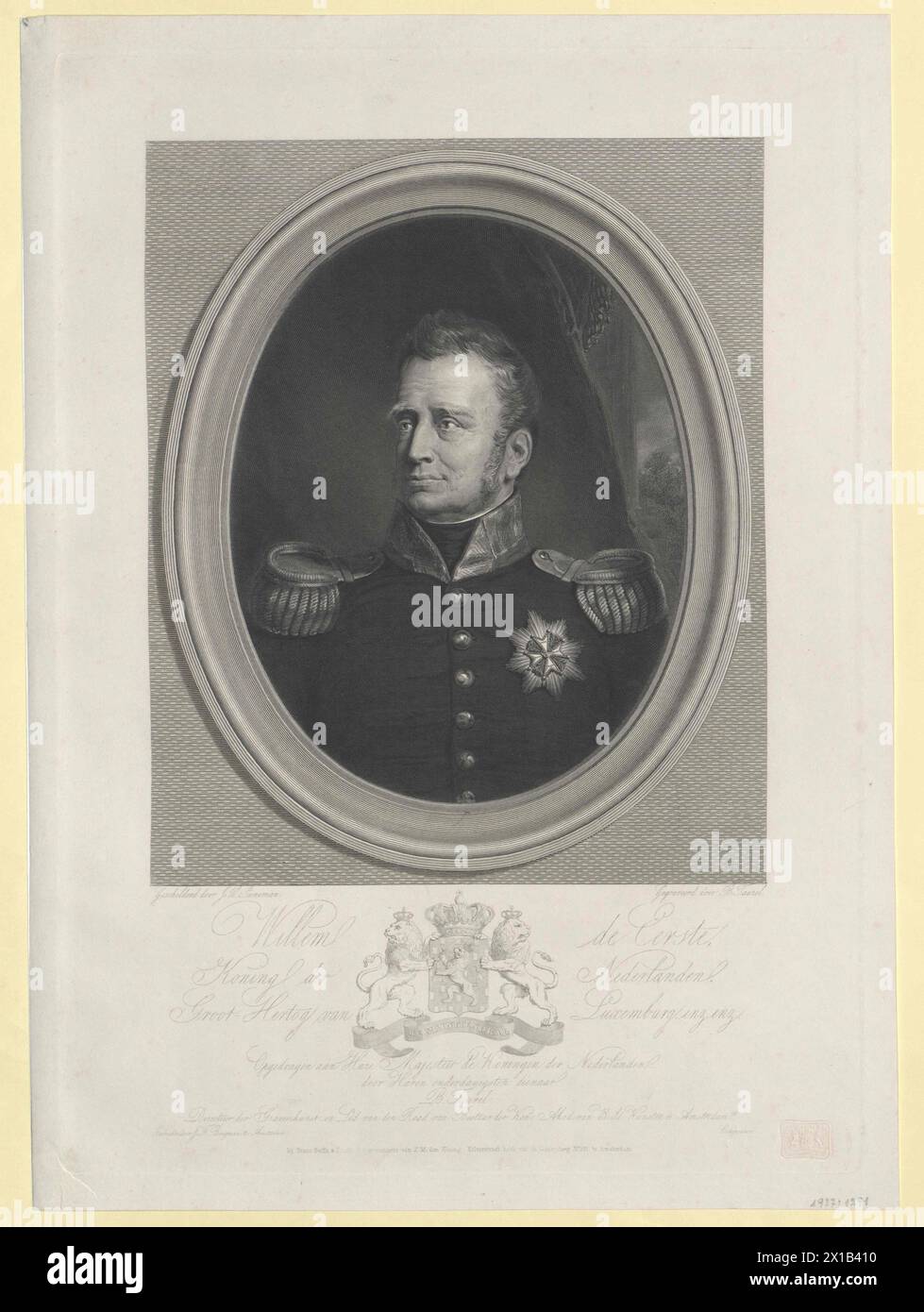 William i king of the netherlands hi-res stock photography and images ...