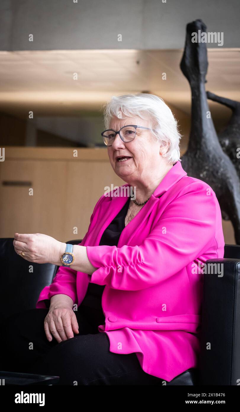 Gespräch mit Schavan 20240308 Interview im Landtag BaWü mit Annette ...