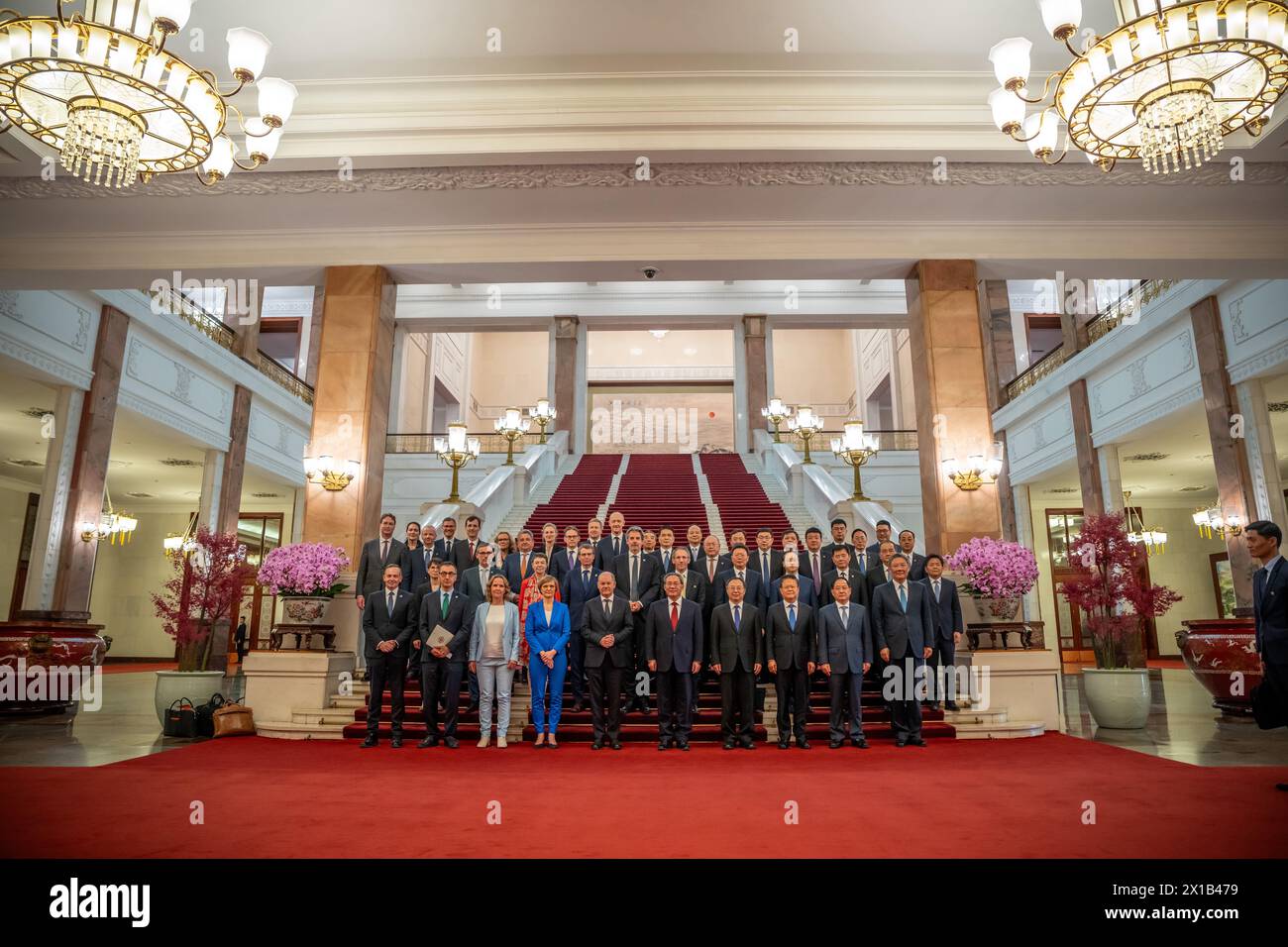 Beijing, China. 16th Apr, 2024. Federal Chancellor Olaf Scholz (SPD ...