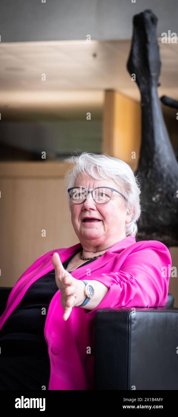 Gespräch mit Schavan 20240308 Interview im Landtag BaWü mit Annette ...