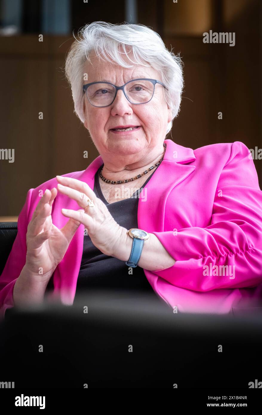 Gespräch mit Schavan 20240308 Interview im Landtag BaWü mit Annette ...