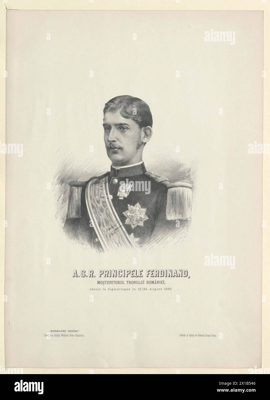 Ferdinand I, King of Romania, - 19830422 PD110258 - Rechteinfo: Rights ...
