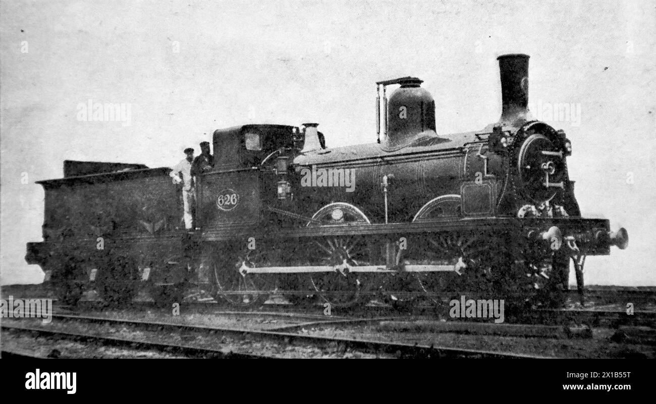 5ft 8in 0-6-0 goods engine No. 626, North-Eastern Railways, 1881, photo ...