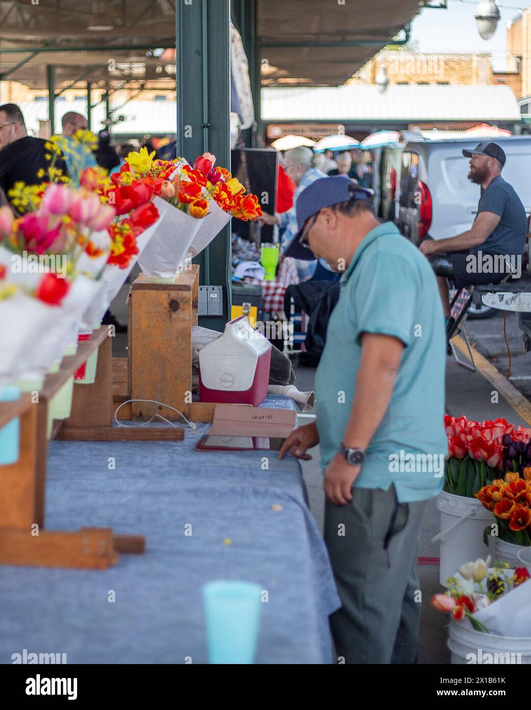 Kansas City's Historical River Market Stock Photo - Alamy