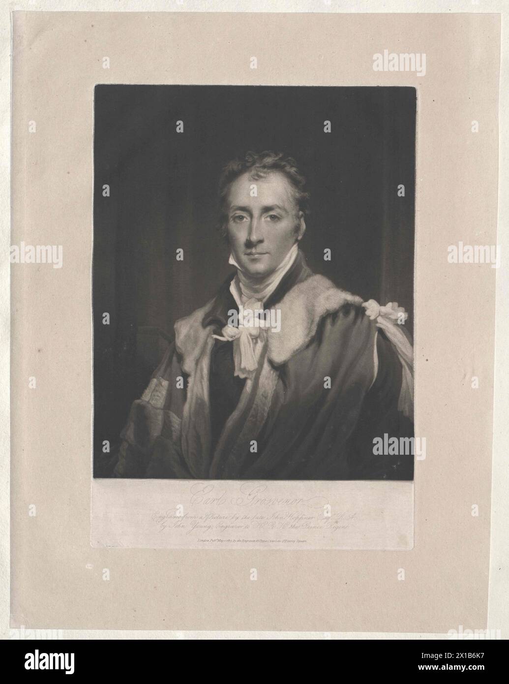 Grosvenor, 2nd earl Grosvenor, 1st marquess of Westminster, Robert, - 19830422 PD125522 ...